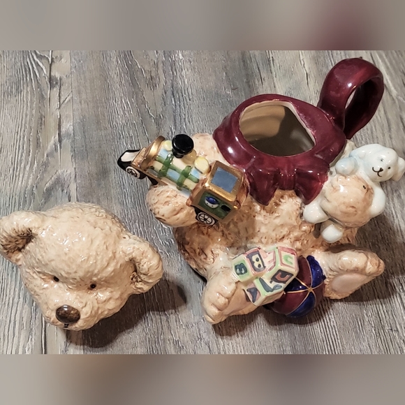 Unknown | Art | Teddy Bear Porcelain | Poshmark